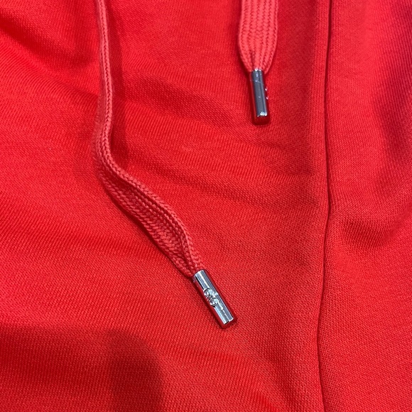 ALO Yoga | Other | Alo Yoga Red Cropped Sweatshirt And Shorts Set ...